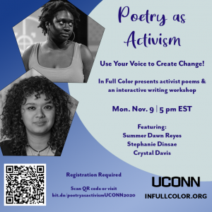 Poetry As Activism | Women's Center